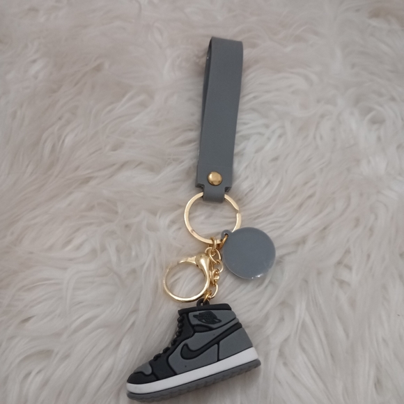 Nike | Accessories | Nike Air Jordan Grey Keychain | Poshmark